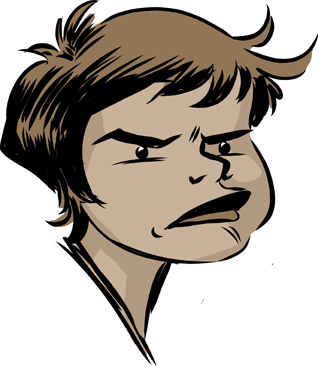 Saturday Sketch: Pout - Colleen Coover