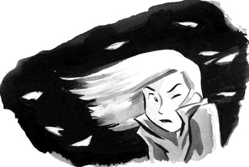 Thursday Sketch: Bluster | Colleen Coover